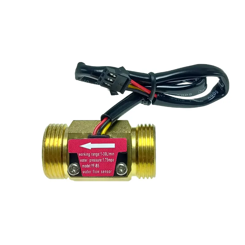 Brass-Water-Flow-Hall-Sensor-Counter-Indicator-Controller-Switch-G3-4 ...