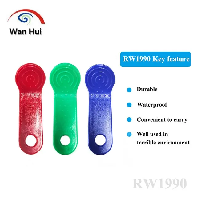 5Db Rw1990 Rfid Key Rw1990-F5 Ibutton Tm Touch Memory Card Tag Átírható ...