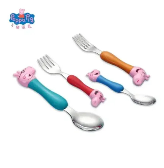Peppa-Pig-George-Action-Figure-Dad-Mom-Cartoon-Pattern-Baby-Tableware ...