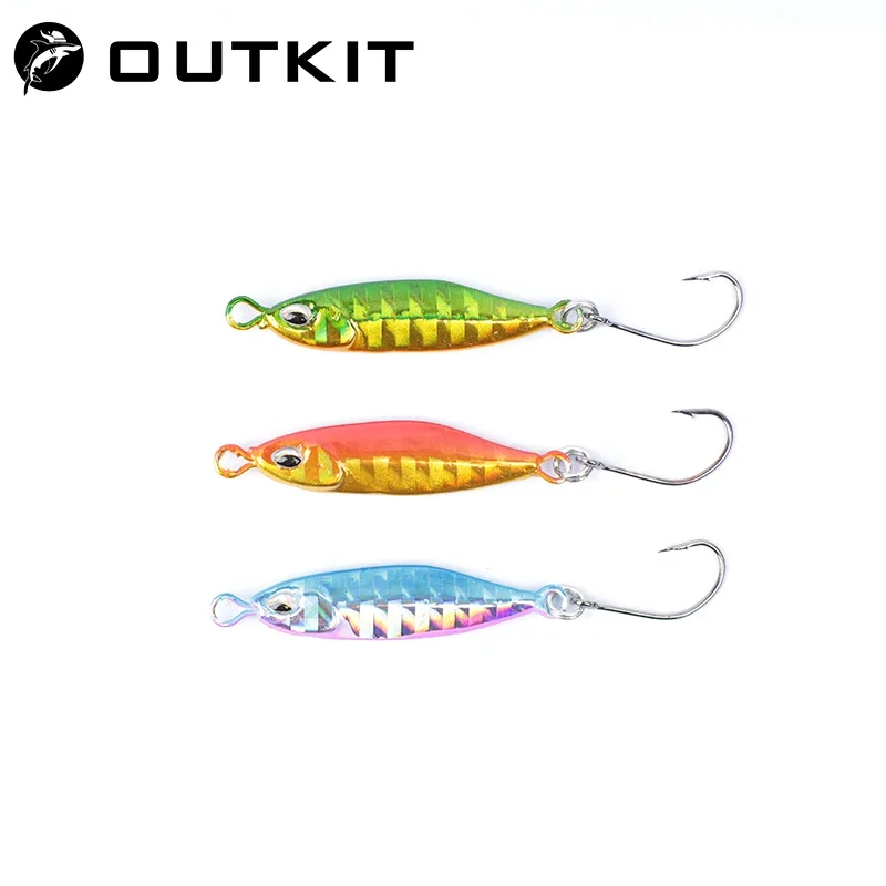 New Mini Fishing Lure 3.2CM 5g Spoon Metal Lures Spinnerbait Minnow ...