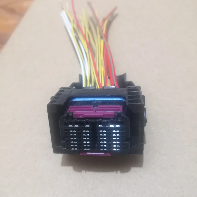 54-Pin-Way-ECU-Car-Computer-Board-Plug-Connector-With-Short-Wire-Cable ...