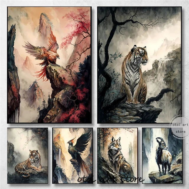 Chinese Wolf Art