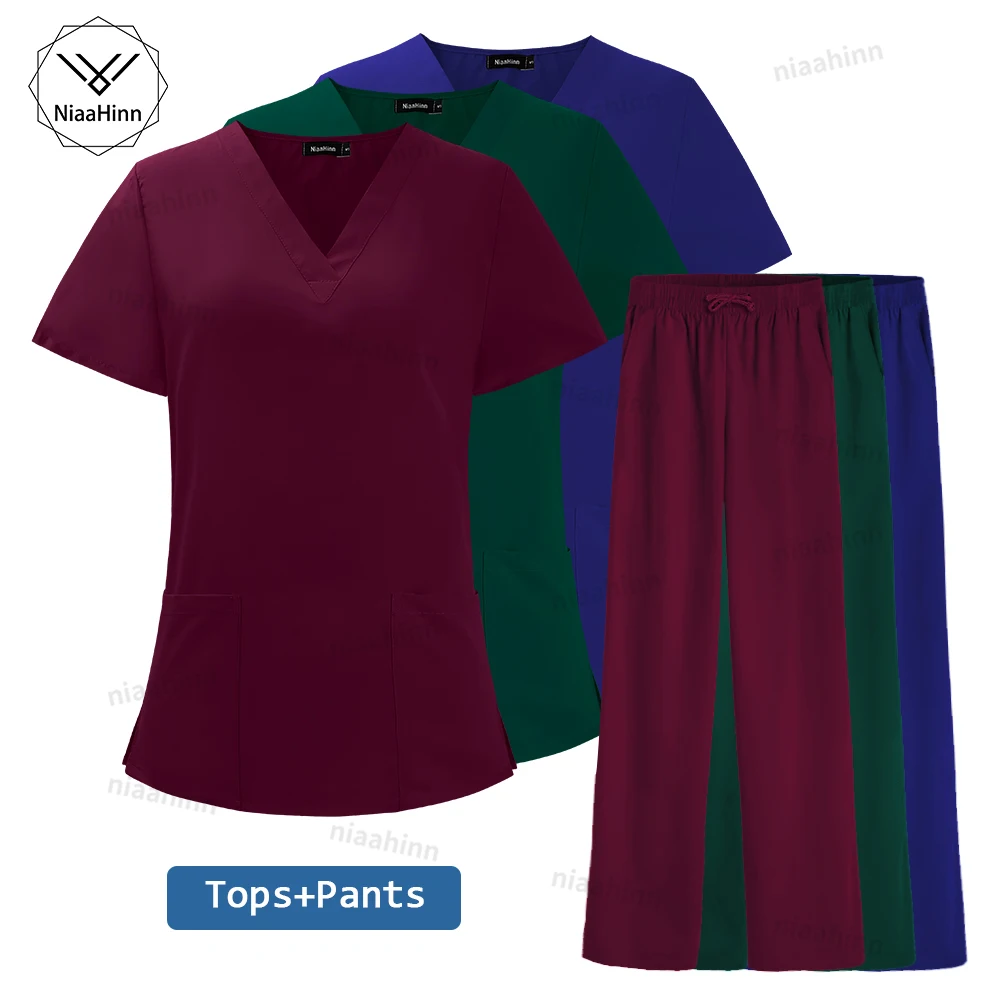 Wholesale Price Doctor Uniforms Medical Nursing Scrubs Solid Color ...