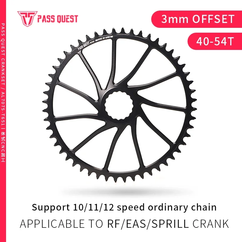 PASS-QUEST-3mm-offset-Round-Narrow-Wide-Chainring-for-RACE-FACE-EAS ...