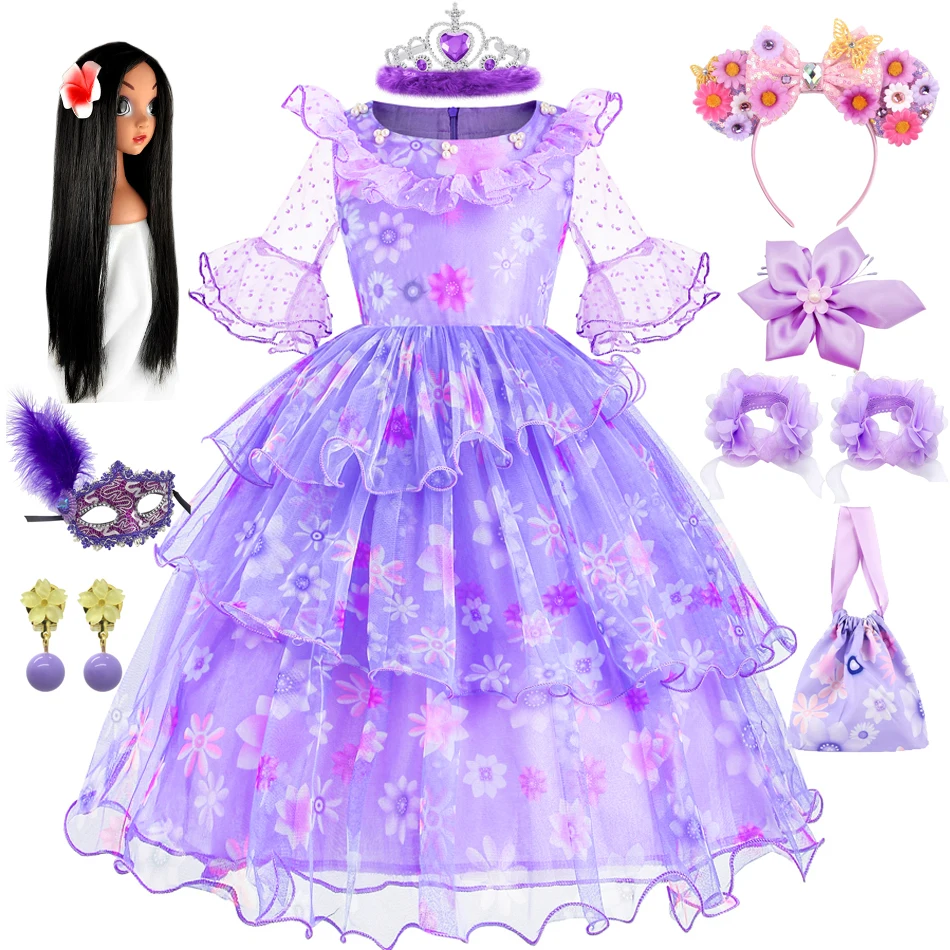 Encanto-Princess-Costume-Isabella-Dress-Suit-Charm-for-Girls-Cosplay ...