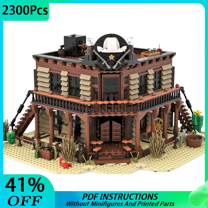 MOC-Western-Saloon-Modular-Model-Building-Blocks-DIY-Bricks ...