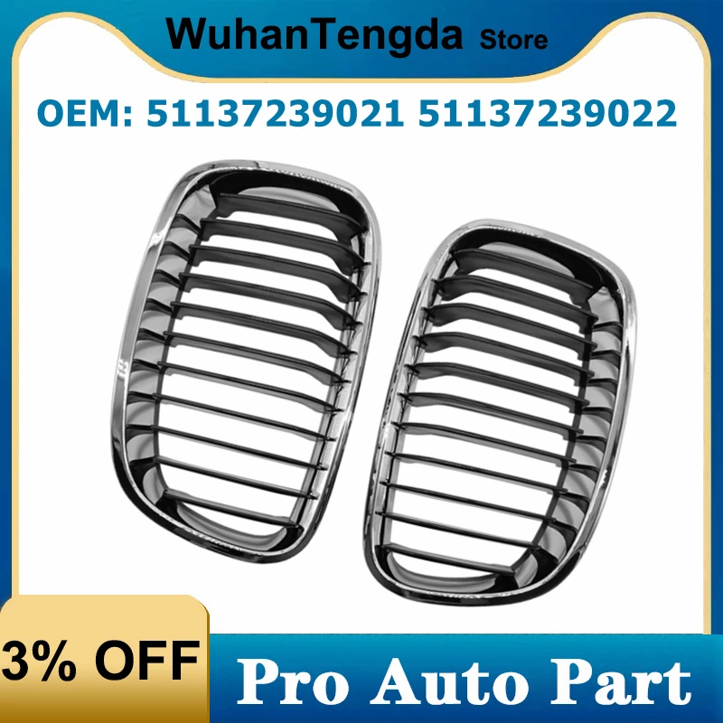 Rejilla-delantera-izquierda-y-derecha-para-BMW-parrilla-superior-de ...
