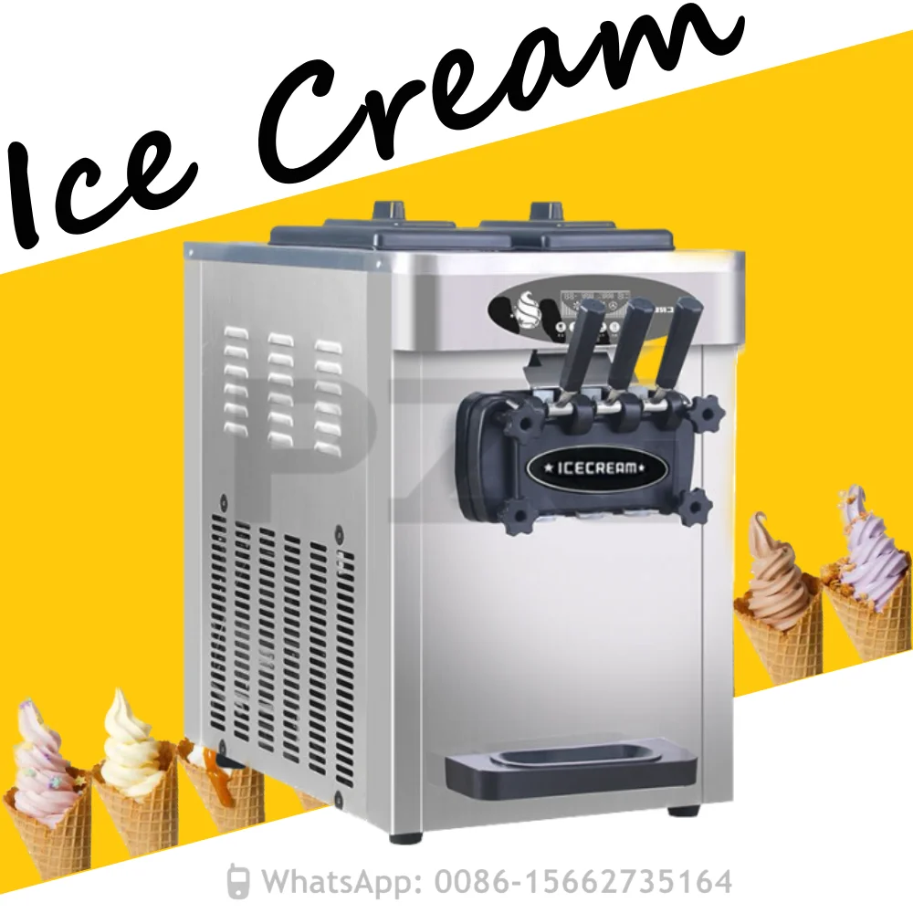 110-220V-Commercial-Automatic-Three-Flavors-Soft-Serve-Ice-Cream ...
