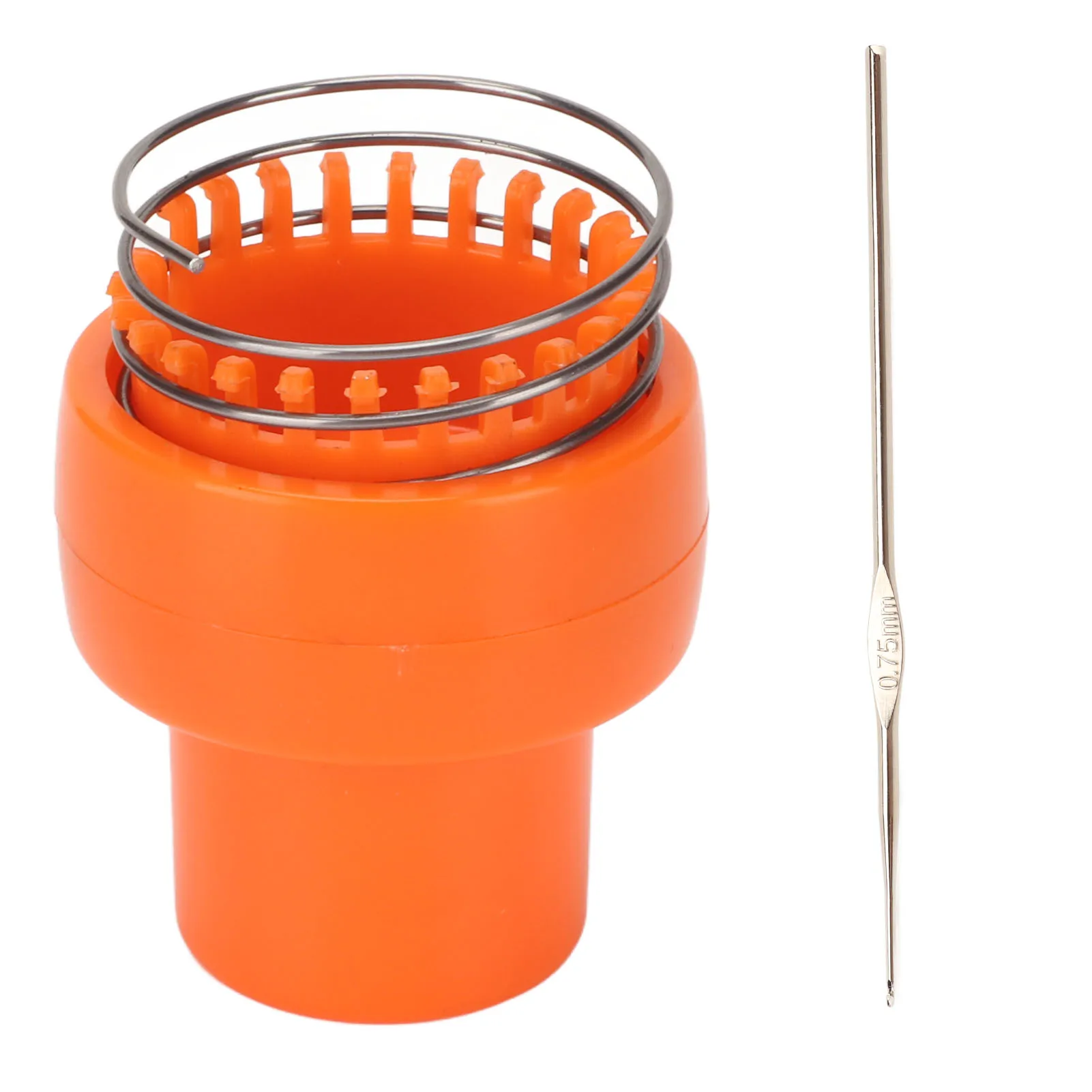 Wire-Crochet-Loom-Orange-Ergonomic-Design-Auto-Release-Durable-Wire ...