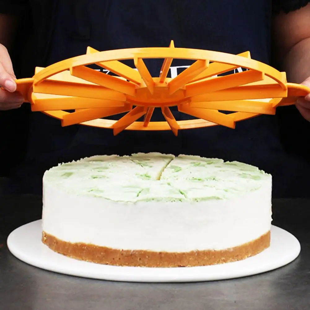 10-12-Slices-Cake-Equal-Portion-Cutter-Round-Bread-Cake-Mousse-Divider ...