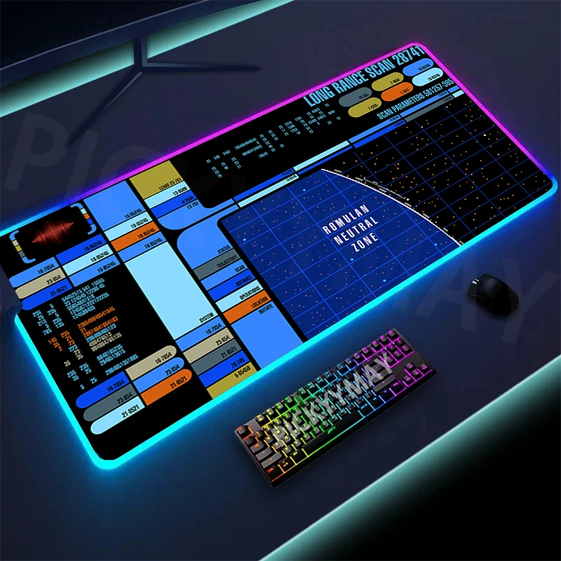 Grande-espa-onave-luminosa-RGB-Mousepad-Gaming-Mousepad-Universo-Mouse ...