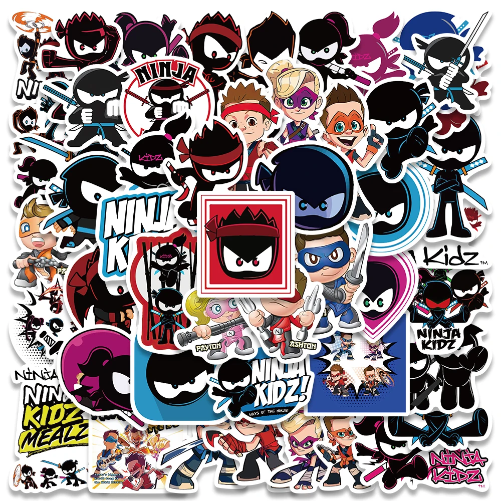 50PCS-Ninja-Kidz-Cool-Game-Anime-Stickers-for-Scrapbook-Motorcycle ...