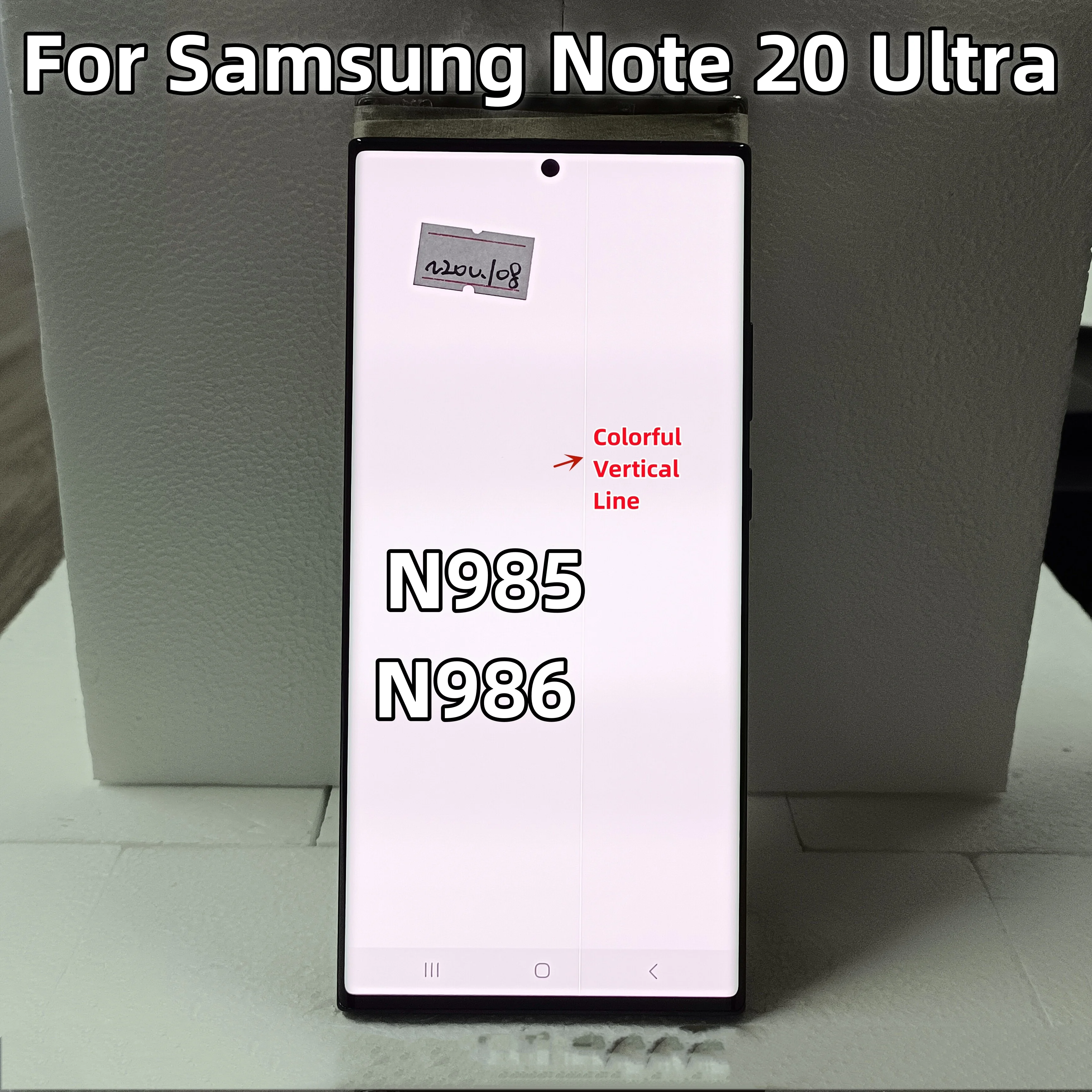 Super-Amoled-Display-para-Samsung-Galaxy-Note-20-Ultra-Touch-Screen ...