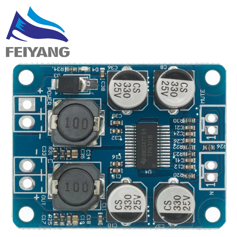 32PIN-CHIP-DC-12V-24V-TPA3118-60W-Mono-Digital-Audio-Power-Amplifier ...