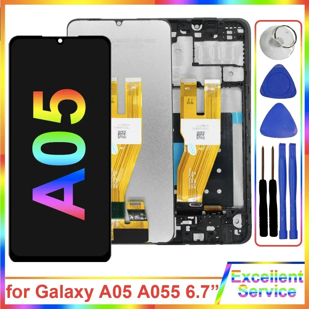 New-Tested-LCD-for-Samsung-Galaxy-A05-LCD-Display-A055F-Touch-Screen ...