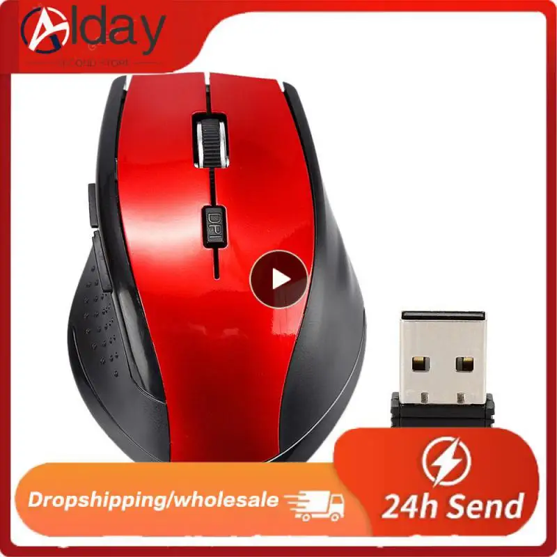 2/4/6PCS For Computer Laptop Pc Macbook 2.4g Usb Mice Energy Saving ...