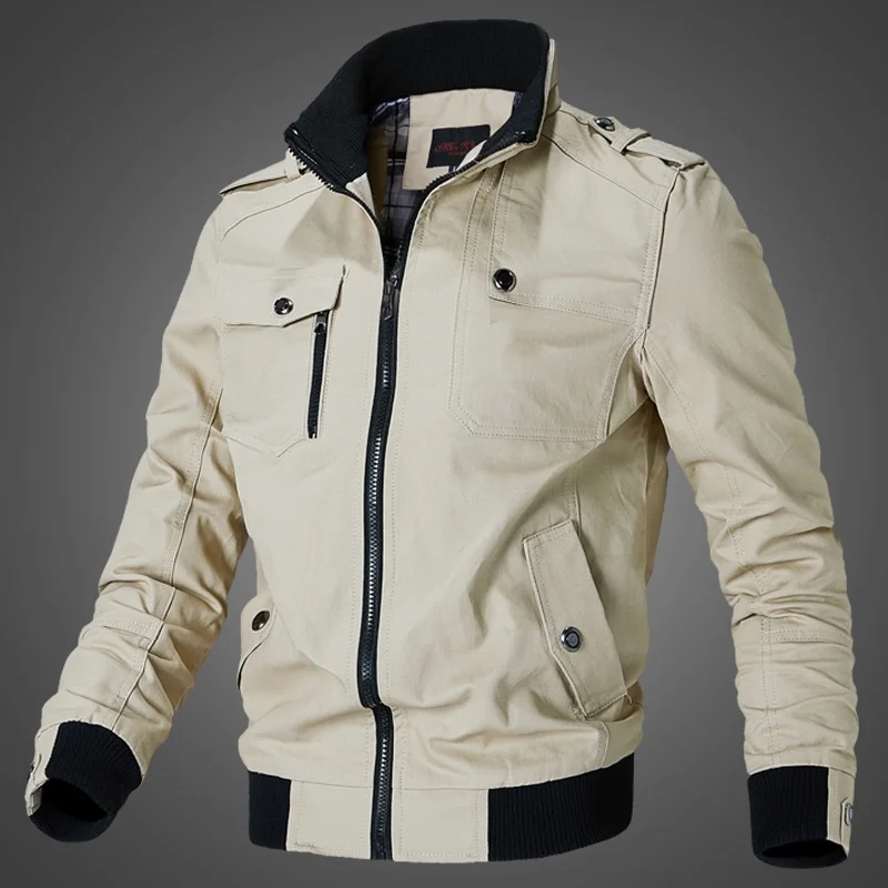 New-men-s-cotton-jacket-men-s-solid-color-jacket-men-s-oversized-jacket ...