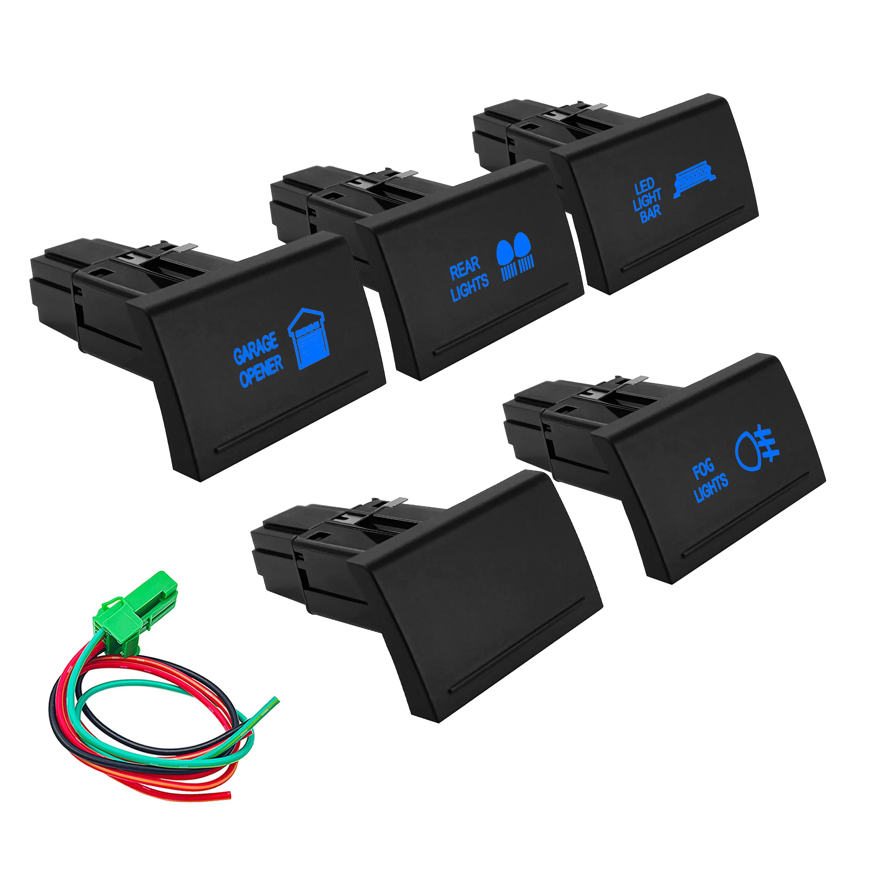 12V-Car-Push-Switch-Blue-Led-ON-OFF-for-VM-Amarok-2010-2016-TOP-PANEL ...