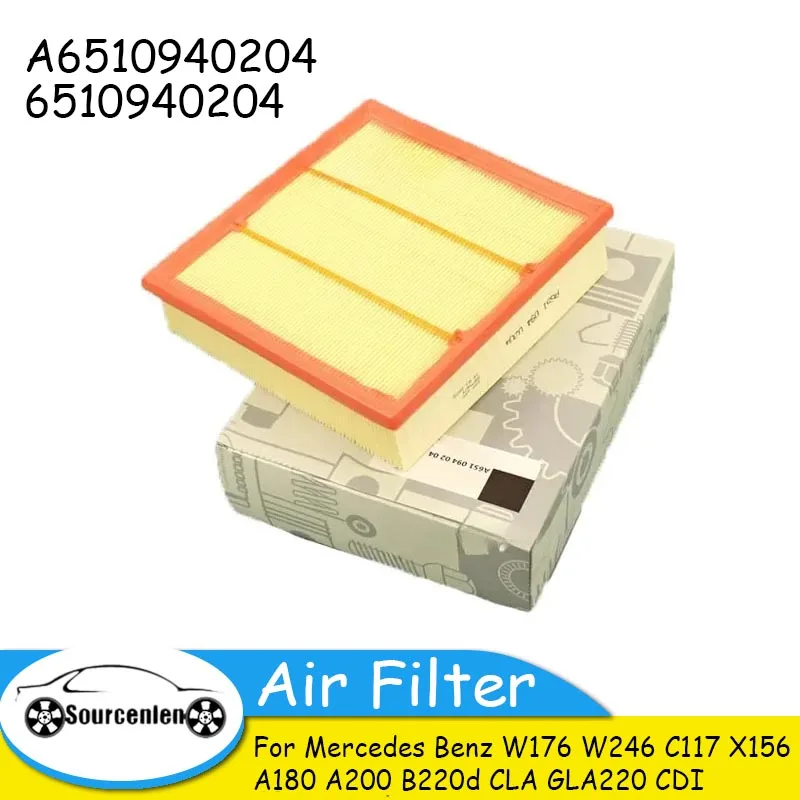 Car-Air-Filter-Cleaner-Element-A6510940204-6510940204-for-Mercedes-Benz ...
