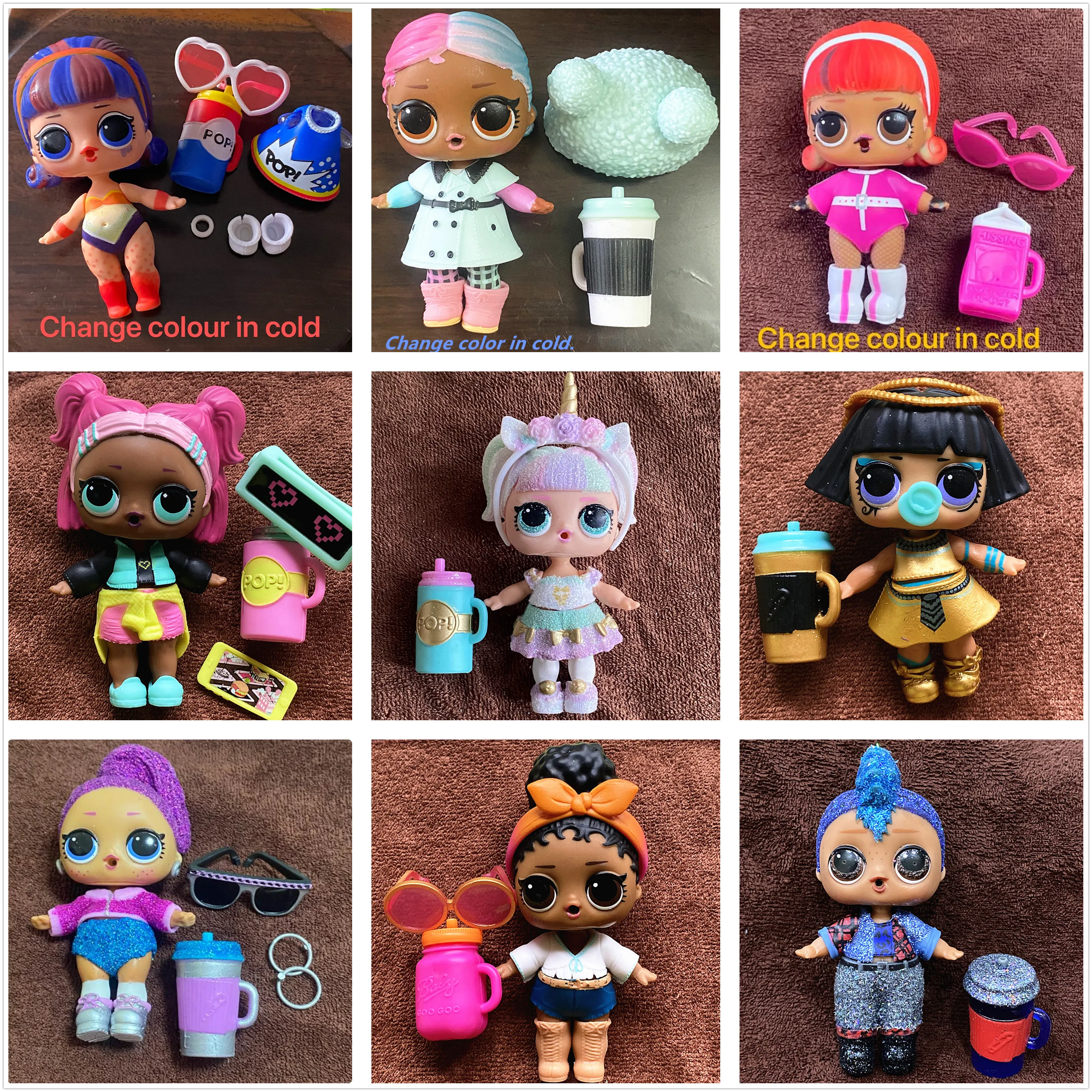 Popular-LOLs-Dolls-Sets-Glittery-Unicorn-Punk-Boy-Set-8cm-Sister-Girl ...