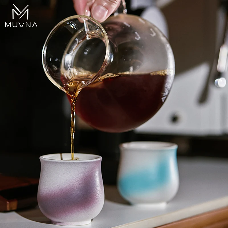 MUVNA 120ml Ceramic Coffee Tasting Cup, Professional Aroma Assessment ...