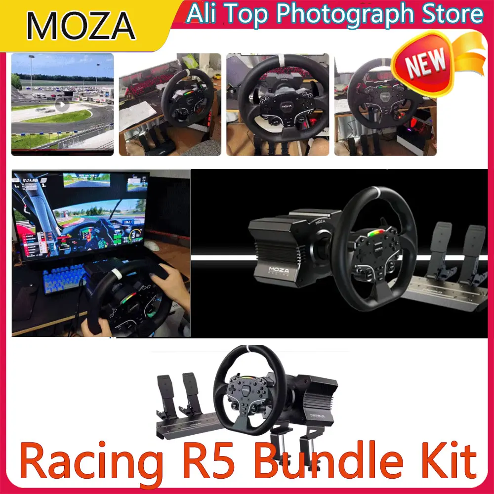 MOZA-Racing-R5-Bundle-Kit-Racing-simulator-game-steering-wheel-Game ...