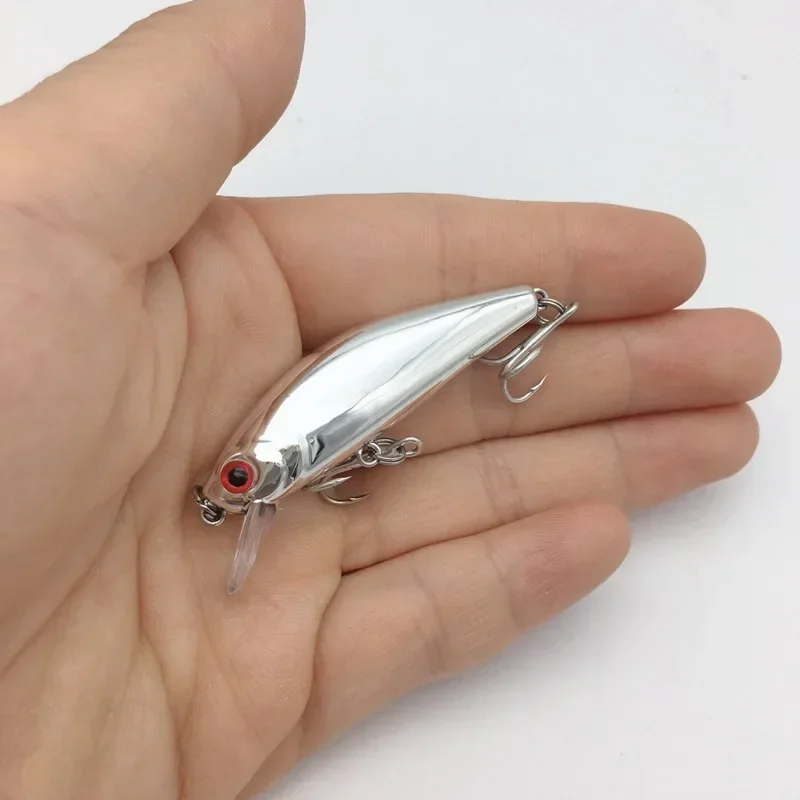 1pcs 5.5cm/6.5g Mini Laser Hard Minnow Sinking Bait Wobbler Jerkbait ...