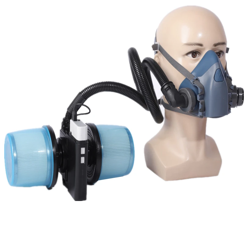 Portable Electric Auxiliary Air Supply Respirator 13000mAh Battery 7502 ...