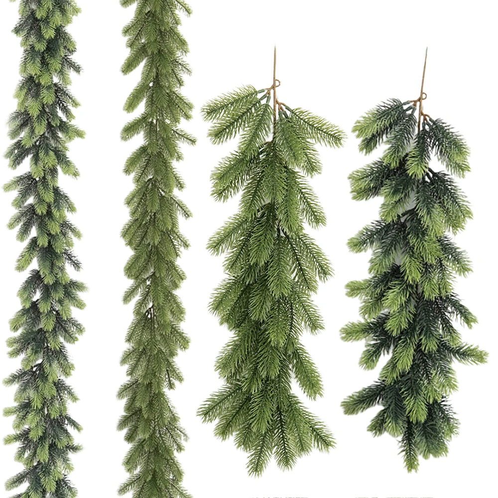 Artificial PE Pine Branches Garland, Indoor Garland, Home Garden ...