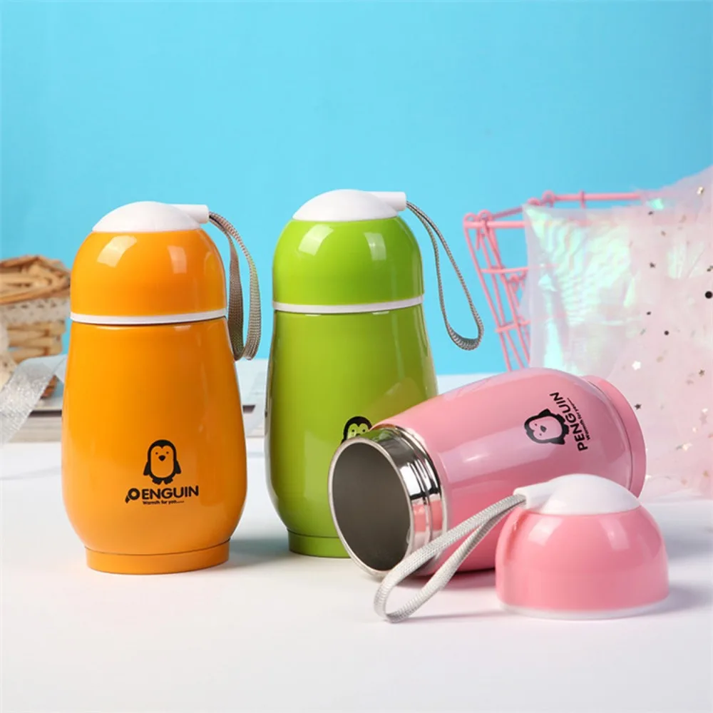 Stainless-Steel-Mini-Penguin-Thermos-Cup-Mugs-Insulation-180ml-Vacuum ...