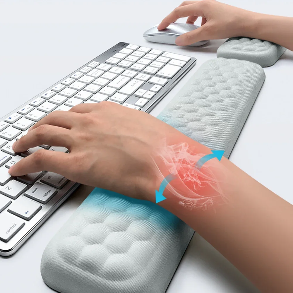 Ergonomic-Keyboard-Mouse-Wrist-Rest-Office-Typing-Protection-Relax ...