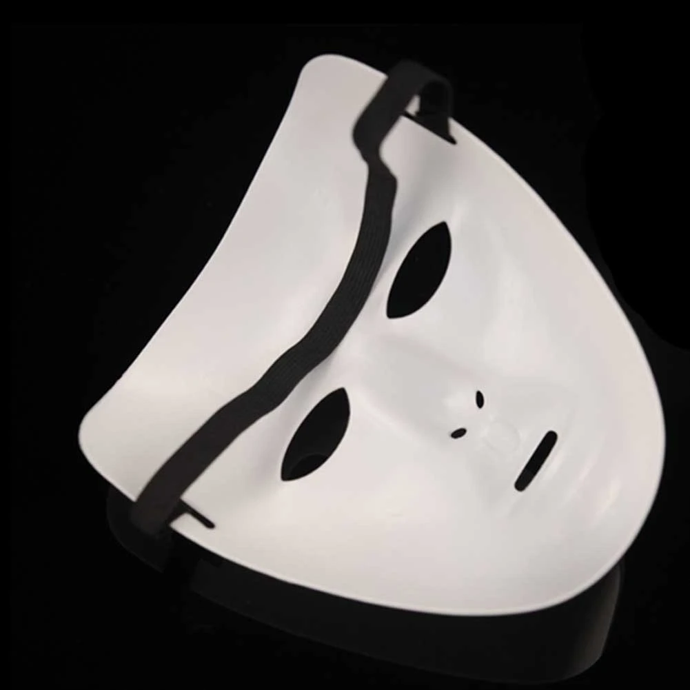 Halloween Dance Mask Hip-Hop Street Dance White Performances Mask For ...
