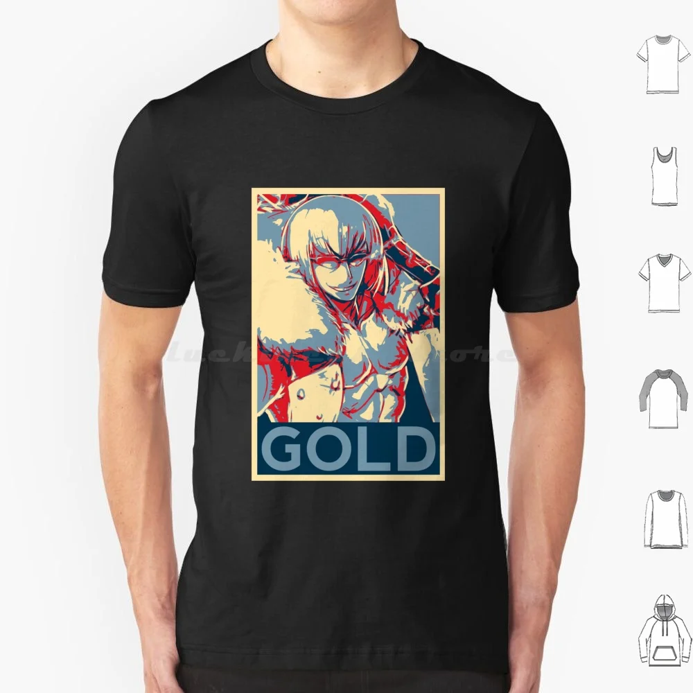 Kintoki-Gold-T-Shirt-Big-Size-100-Cotton-Fgo-Fate-Grand-Order-Fsn-Fate ...
