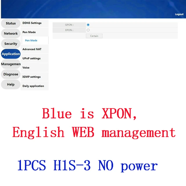 Eredeti H1S-3 Gpon Epon Xpon 1Ge+ 3Fe+ 1 Pots+ Wifi Onu Ont English Por Firmware Ac 2 Antenas ...