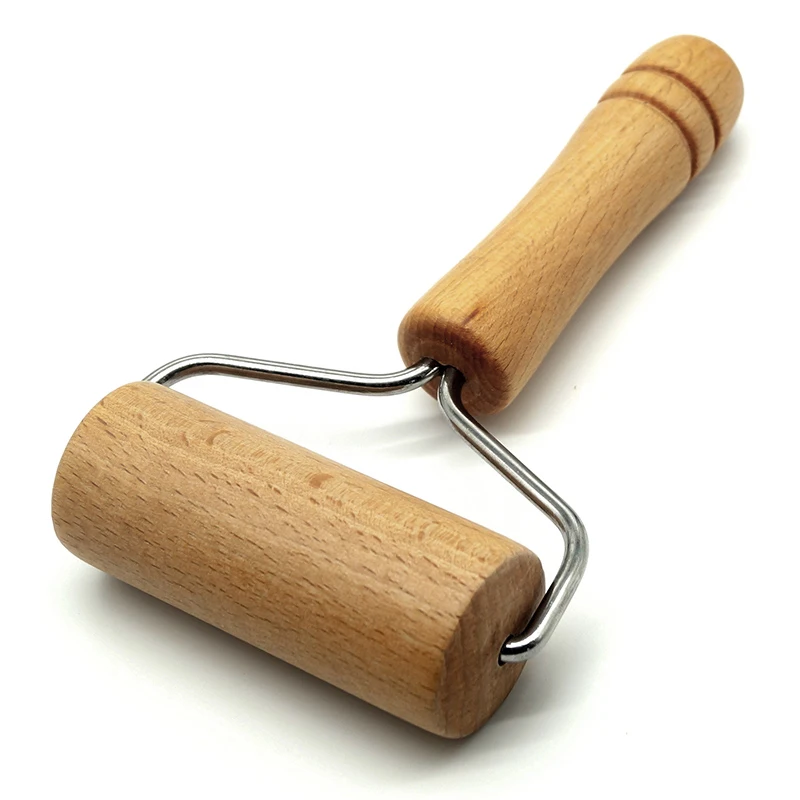 Wooden Rolling Pin, Hand Dough Roller for Pastry, Fondant, Cookie Dough ...