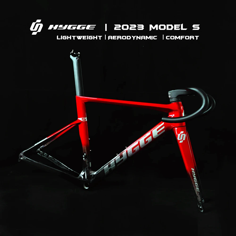 HYGGE 2023 carbon frame MODEL S 700C CARBON BIKE FRAME, ROAD FRAMESET, BICYCLE CARBON FRAME ...