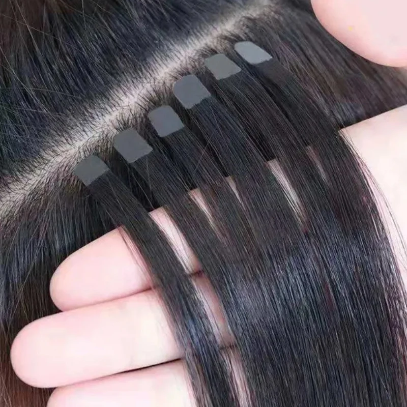 Mini-Tape-Hair-Extensions-Human-Hair-Natural-Tape-in-Hair-Extentions ...