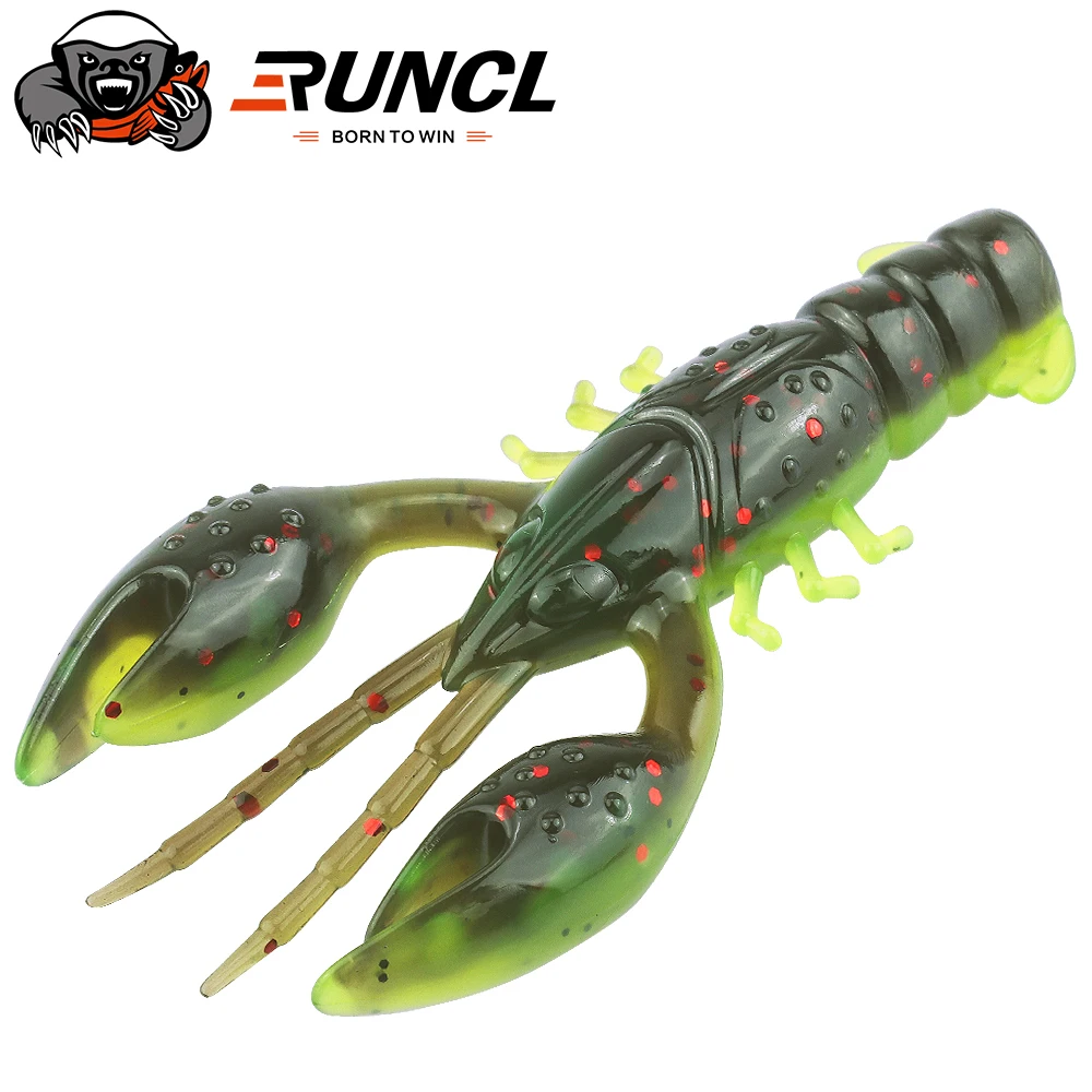 RUNCL Craw Baits Floating Shrimp Softbait 8PCS/70MM 10PCS/50MM Soft ...