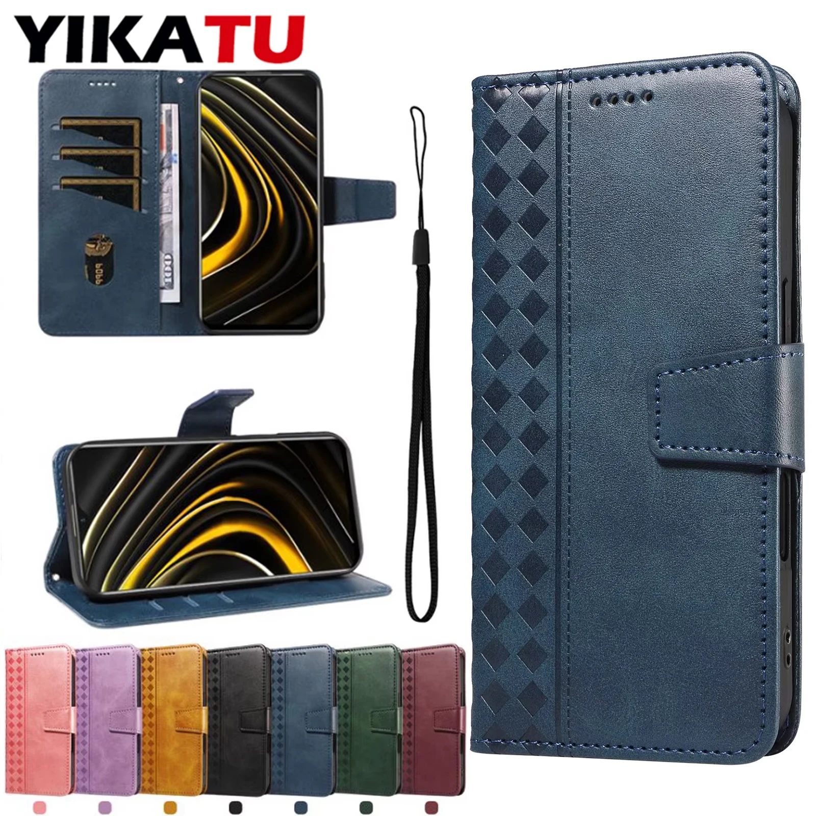Skin-Friendly Magnetic Leather Wallet Phone Case for Redmi Note 14 5G ...