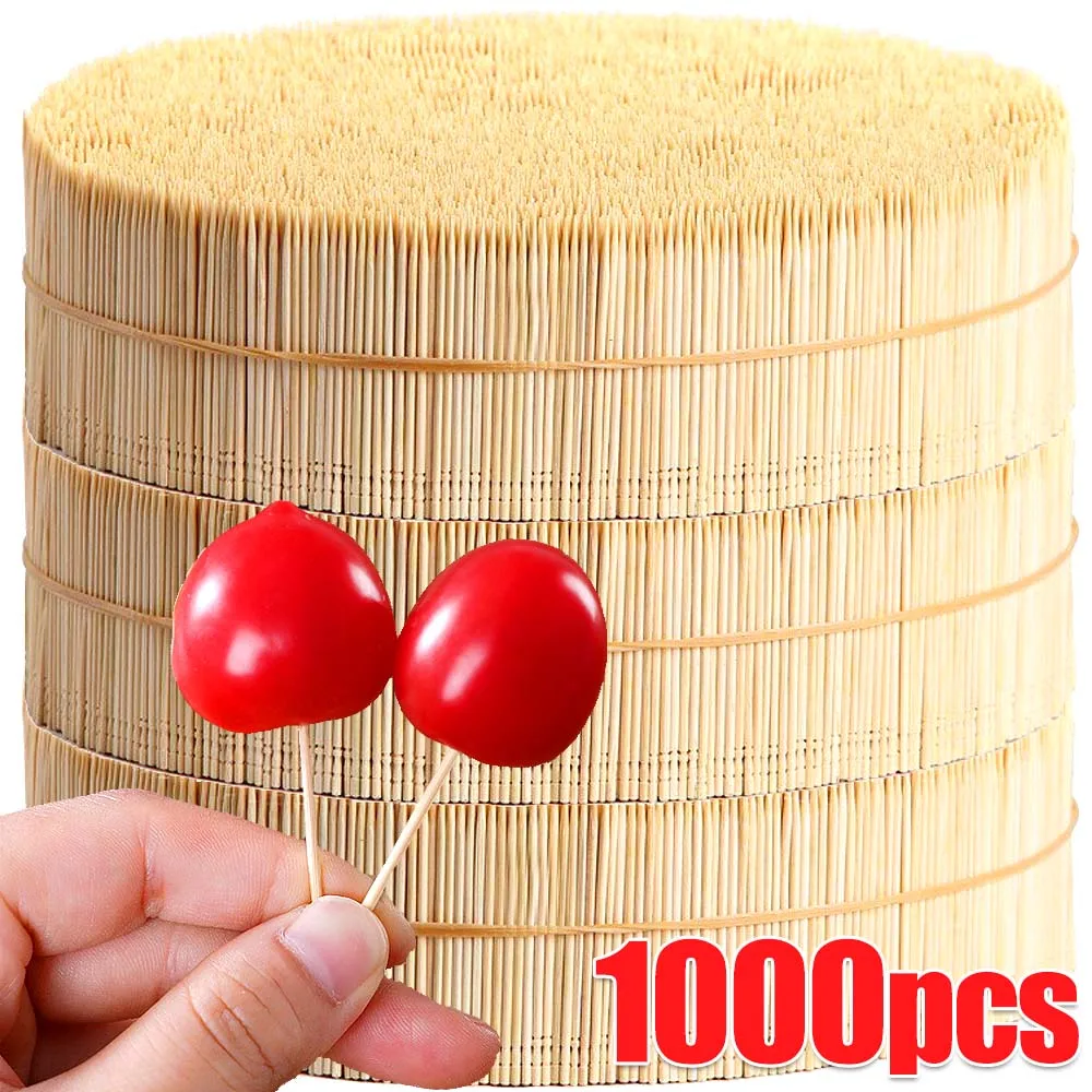 1000-200Pcs-Bamboo-Toothpicks-Double-Head-Disposable-Toothpick-Dental ...