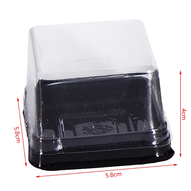 50pcs Square Round Moon Cake Trays Mooncake Packaging Box With Cover ...