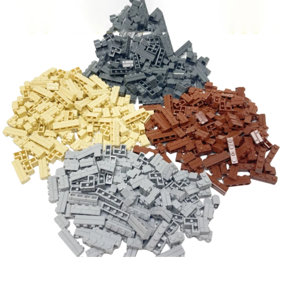 120PCS Random Striped Bricks MOC Building Blocks Toys Palace Castle ...