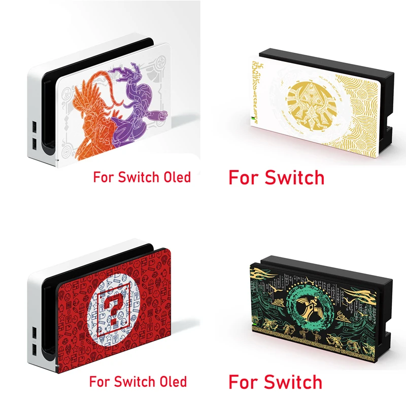 하드 케이스 Tv 도크 스테이션 커버 스탠드 충전기 보호 쉘 닌텐도 스위치 Oled Ns 게임 콘솔 크리스탈 프로텍터 스킨