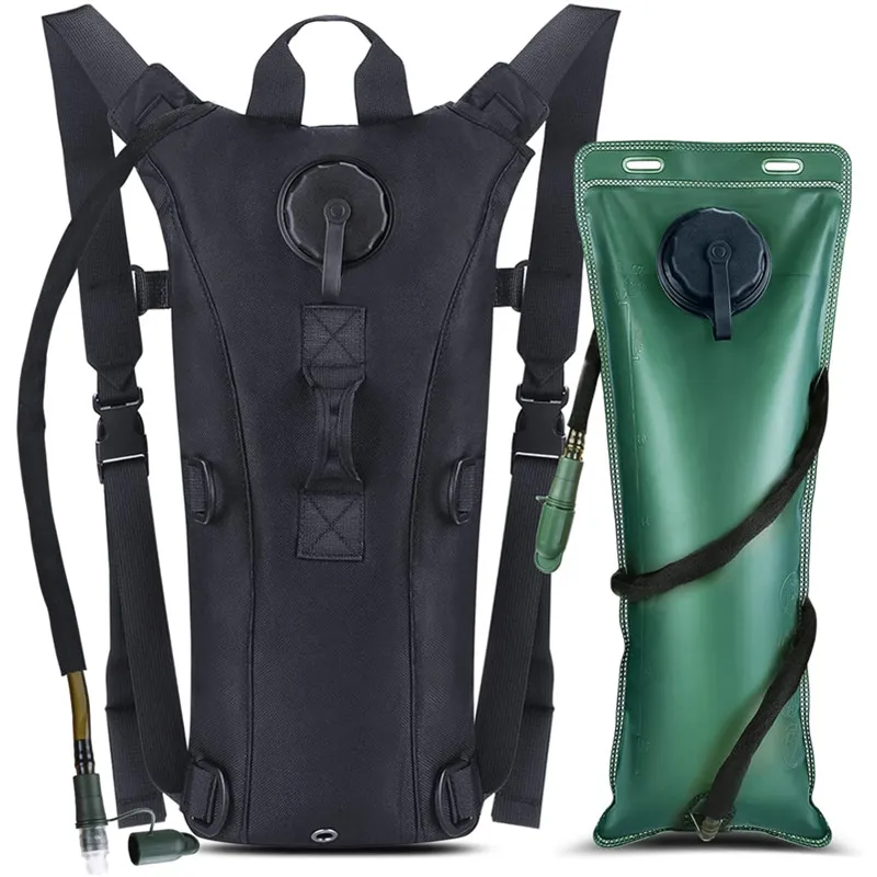 Tactical Hydration Pack Backpack Water-proof Nylon Water Bag with 3 ...
