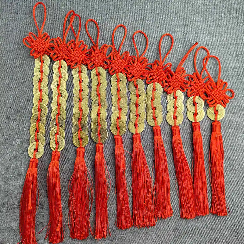 CHING-Mascot-Prosperity-Car-Decor-Ancient-Good-Fortune-Copper-Coins ...