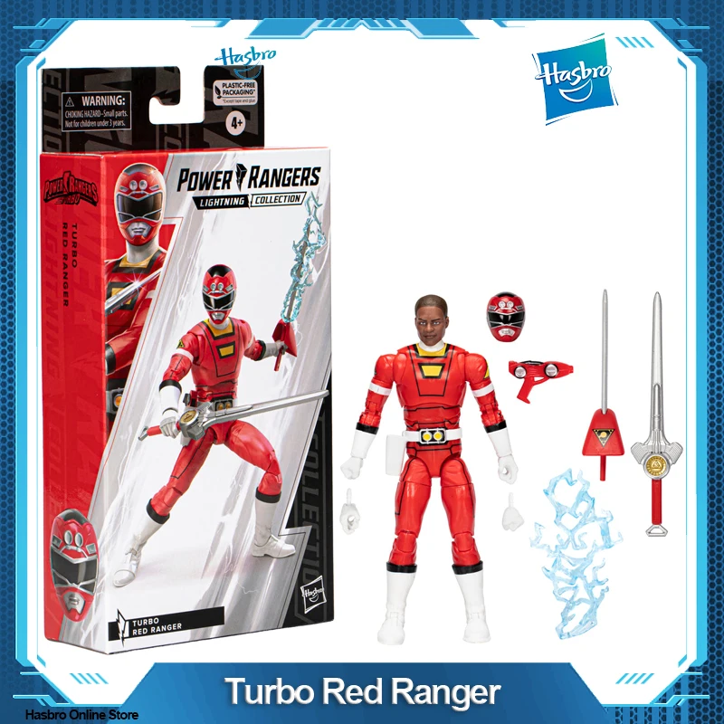 Hasbro Power Rangers Lightning Collection Turbo Red Ranger figura PRG ...