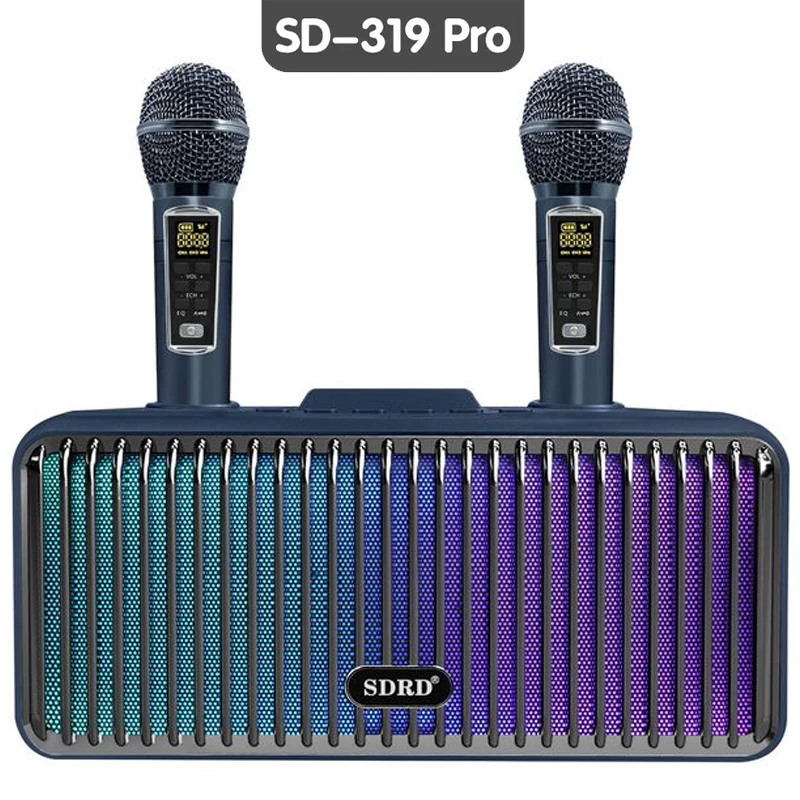 High-Power-Family-Theater-KTV-Sound-Set-with-Two-Wireless-Microphone ...