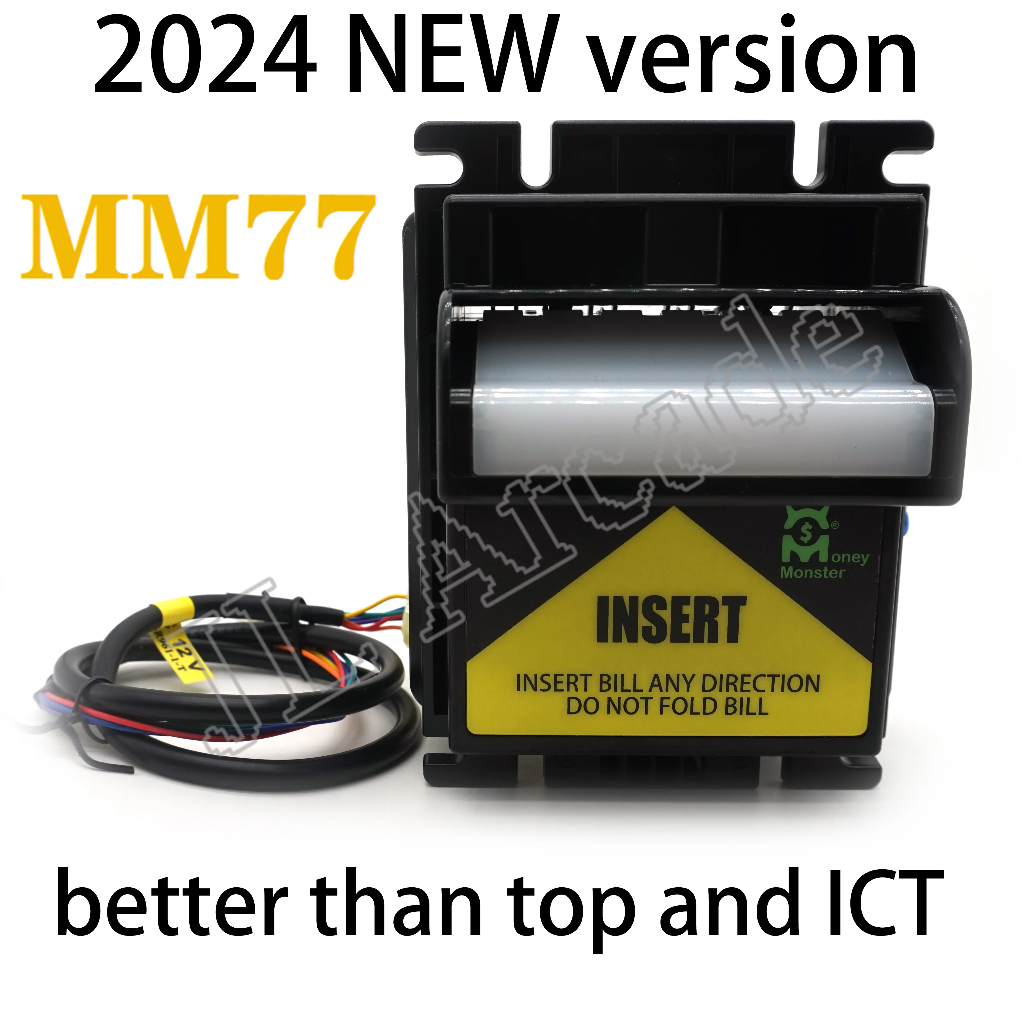 ICT MM77 Bill Acceptor Without Storage Boxes DC12V Pulse Signal Tablero ...