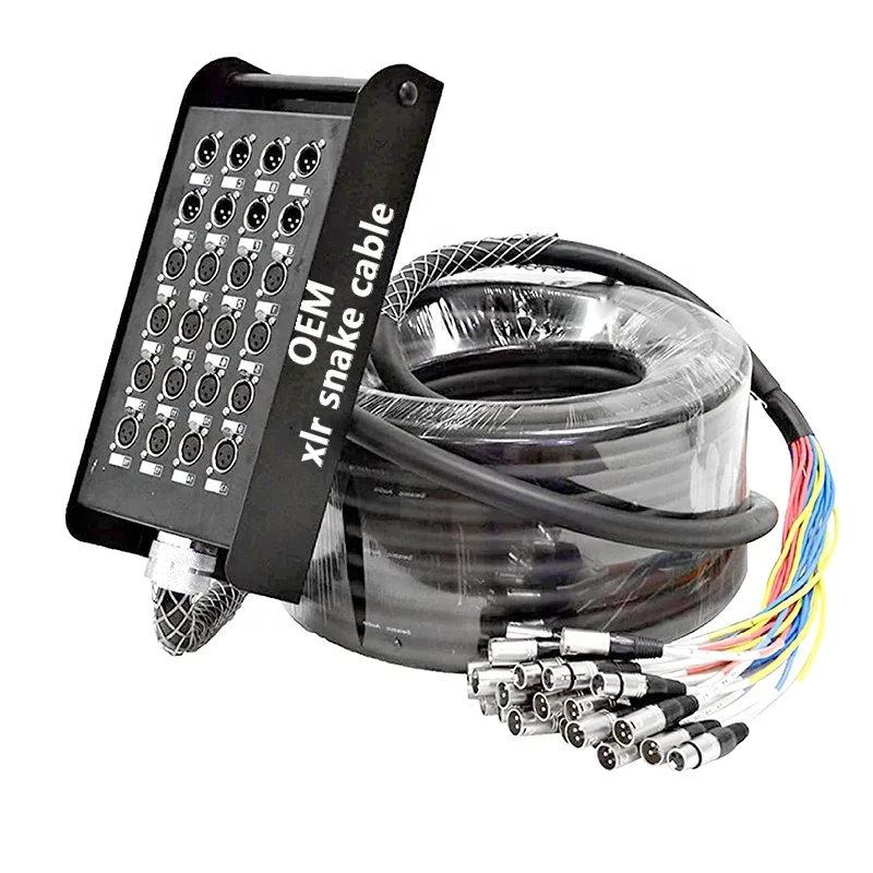 Dmx-Audio-De-Y-Power-Xlr-Cable-Male-To-Female-Multi-Microphone-4-8-12 ...