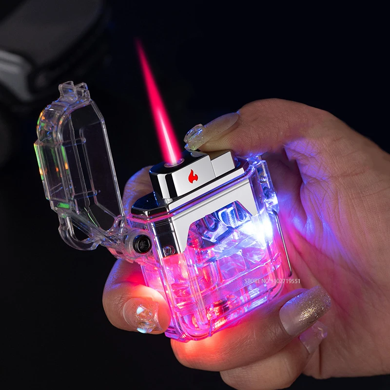 Encendedor-de-antorcha-impermeable-a-prueba-de-viento-linterna-LED ...